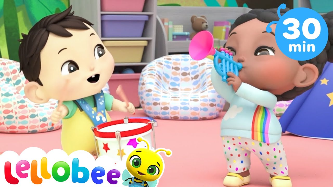 In The Baby Band - I Love To Play | @KidsKaraokeSongs| Preschool ...
