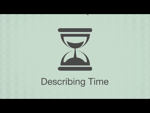 Describing Time - YouTube
