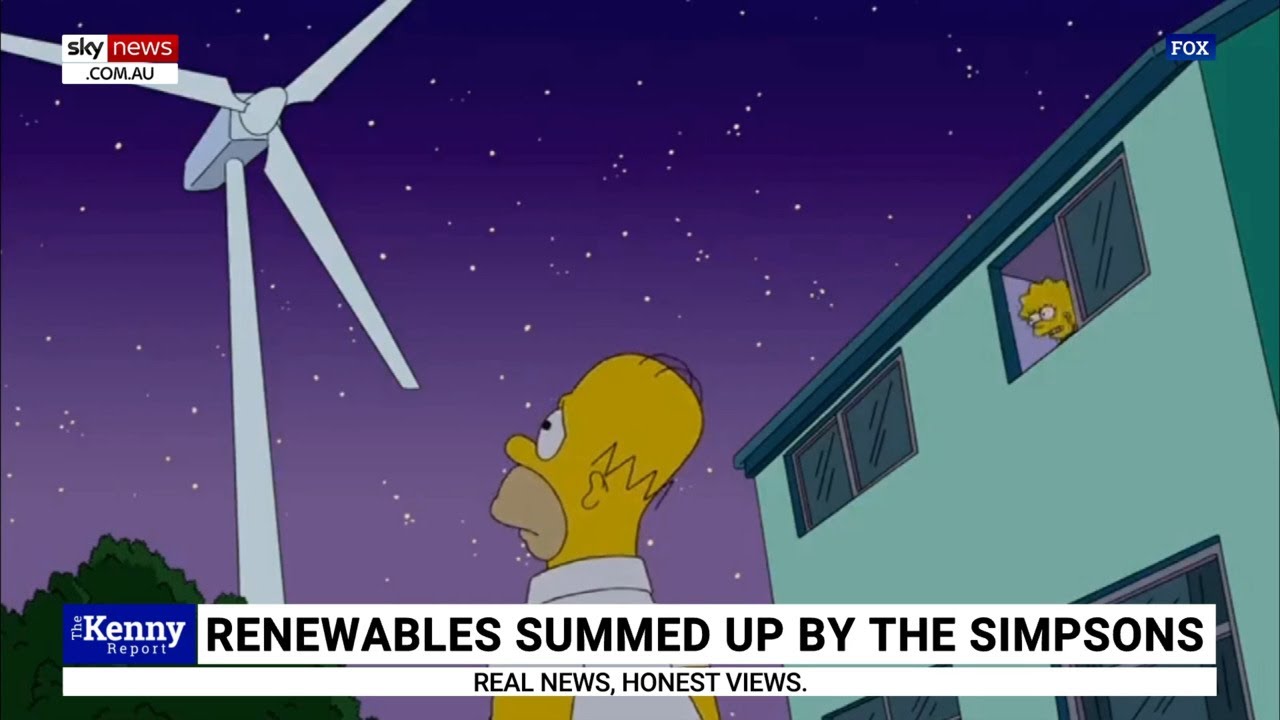Simpsons clip 'brilliantly' sums up the 'renewable energy dilemma ...