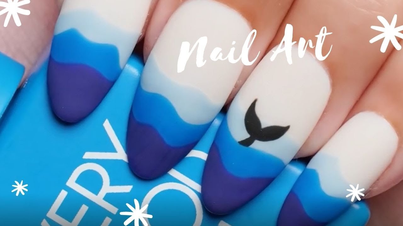 Whale Nail Art