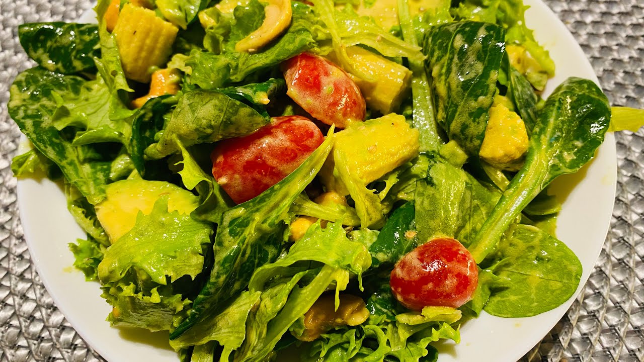 Nutrient-Packed Colorful Salad | Healthy salad recipe - YouTube