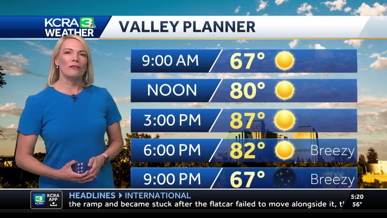 Northern California forecast: Delta Breeze brings cooldown - YouTube