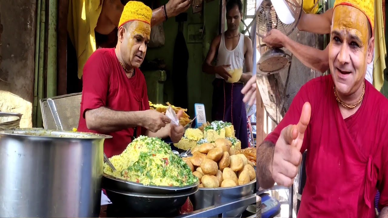 Mathura famous kachori|| Mathura famous food||rupa kachori wala Mathura ...