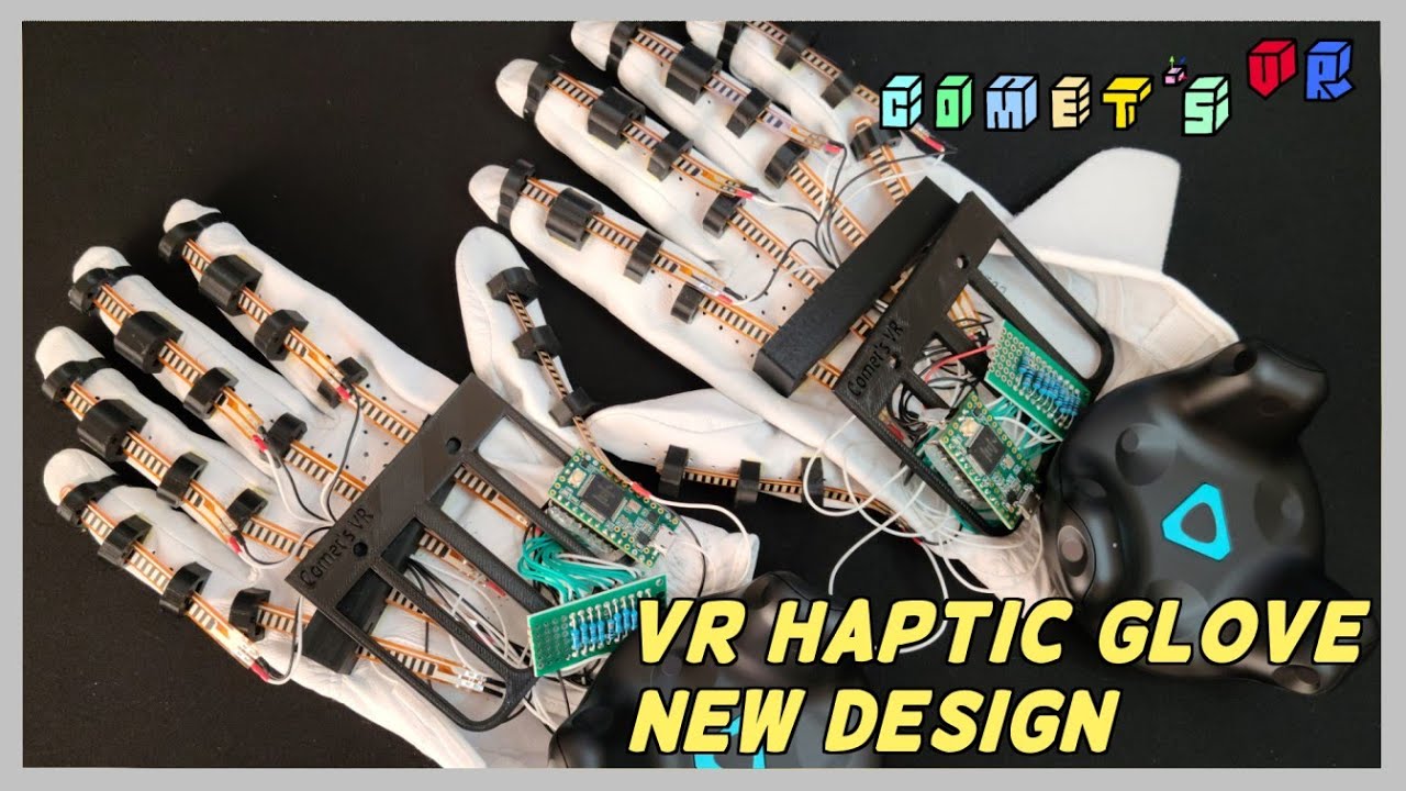 Newly Designed VR Haptic Glove! - YouTube