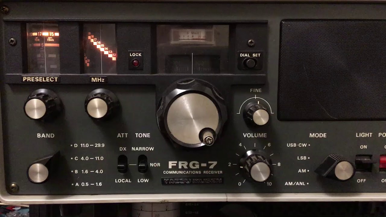 Realistic DX 200 and Yaesu FRG 7 Radio Prague 15 770 Feb 2020 - YouTube