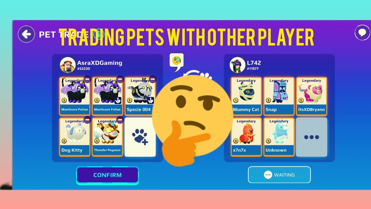 Pet trading with other players 🤣😏#pkxd#pkxdpettrading - YouTube
