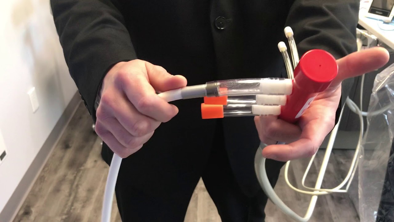 Handpiece tubing hook up - YouTube