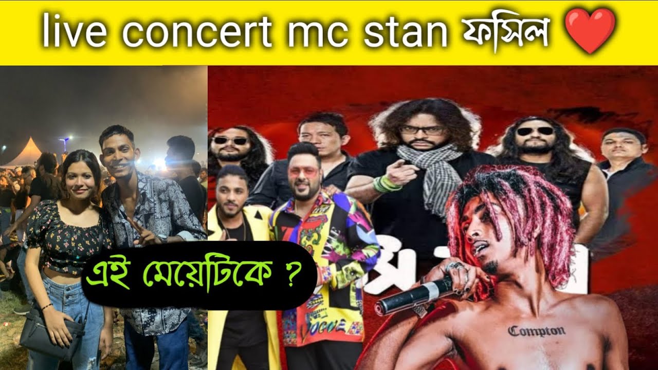 Live concert with mc Stan 😍 Kolkata first time ato bro concert ️ - YouTube