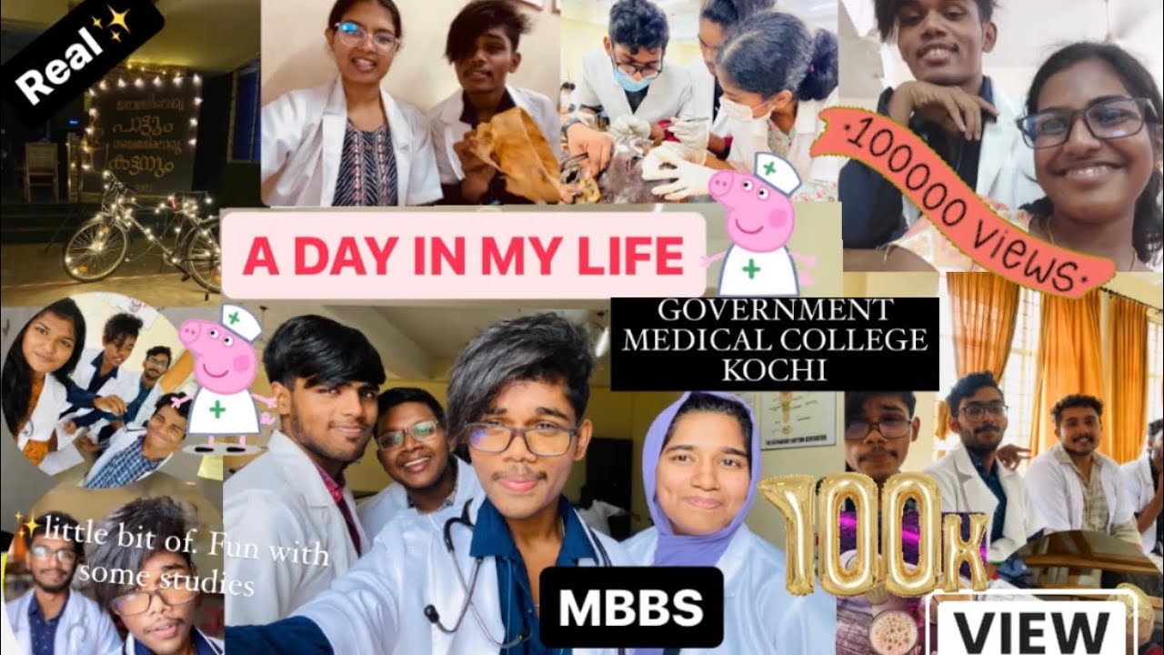 A Day in my life MBBS Ernakulam medical college 😖 GOVERNMENT first year ...