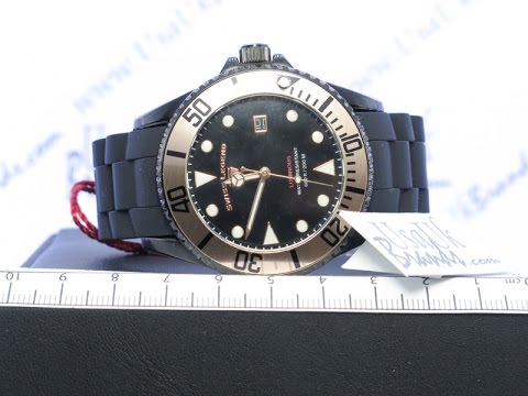 Swiss Legend Men's Luminous Analog Display Swiss Quartz Black Watch ...