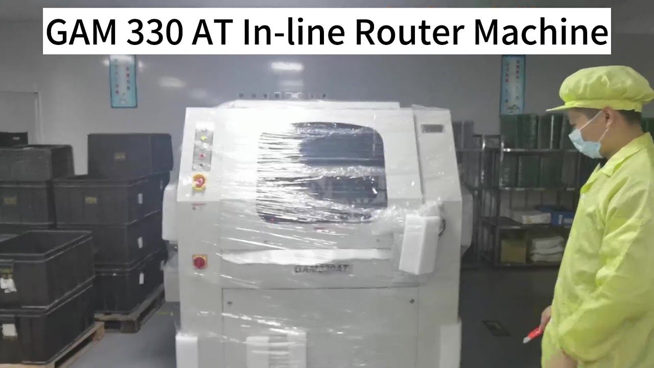 Inline PCB Router installation - YouTube