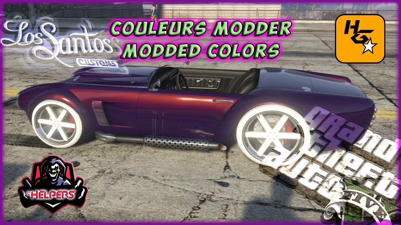 [ 💥 GTA 5 ONLINE 💥 ]🎨 NOUVELLE COULEUR MODDER PURPLE ORANGE !!! (MODDED ...