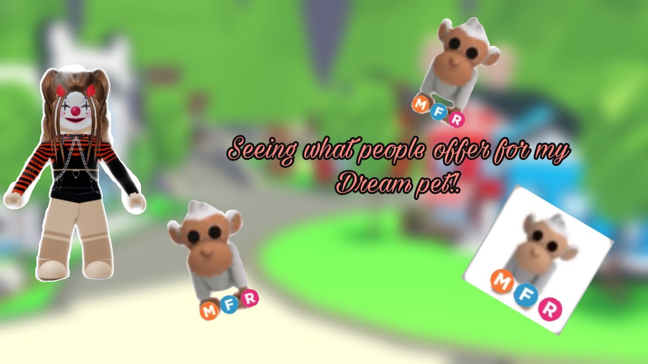 Seeing what people offer for my Mega Albino Monkey in Adopt me | Ajwaa ...