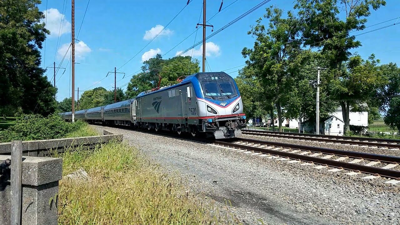 Keystone Service 666 flies thru Bird-In-Hand, PA - YouTube
