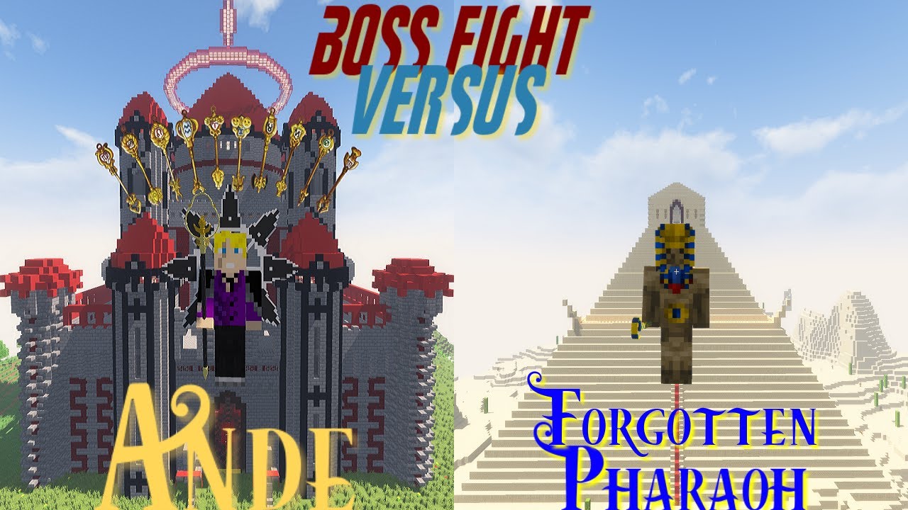 Fairy Tail Minecraft Server | Forgotten Pharaoh Boss Fight (Fairy Tail ...