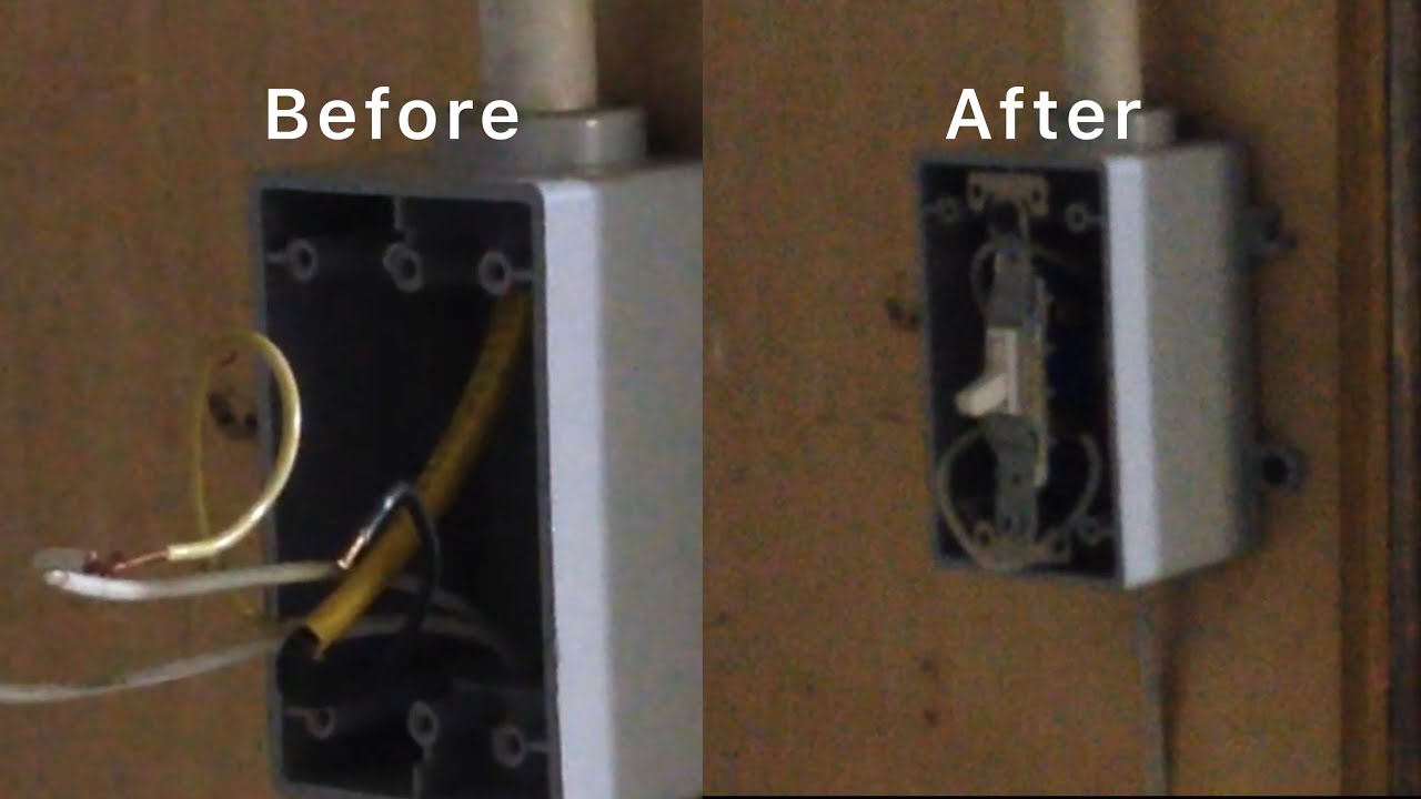 How to install a light switch|J.T.B safety - YouTube