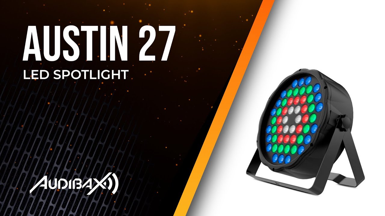 Audibax Austin 27 Led Spotlight - YouTube