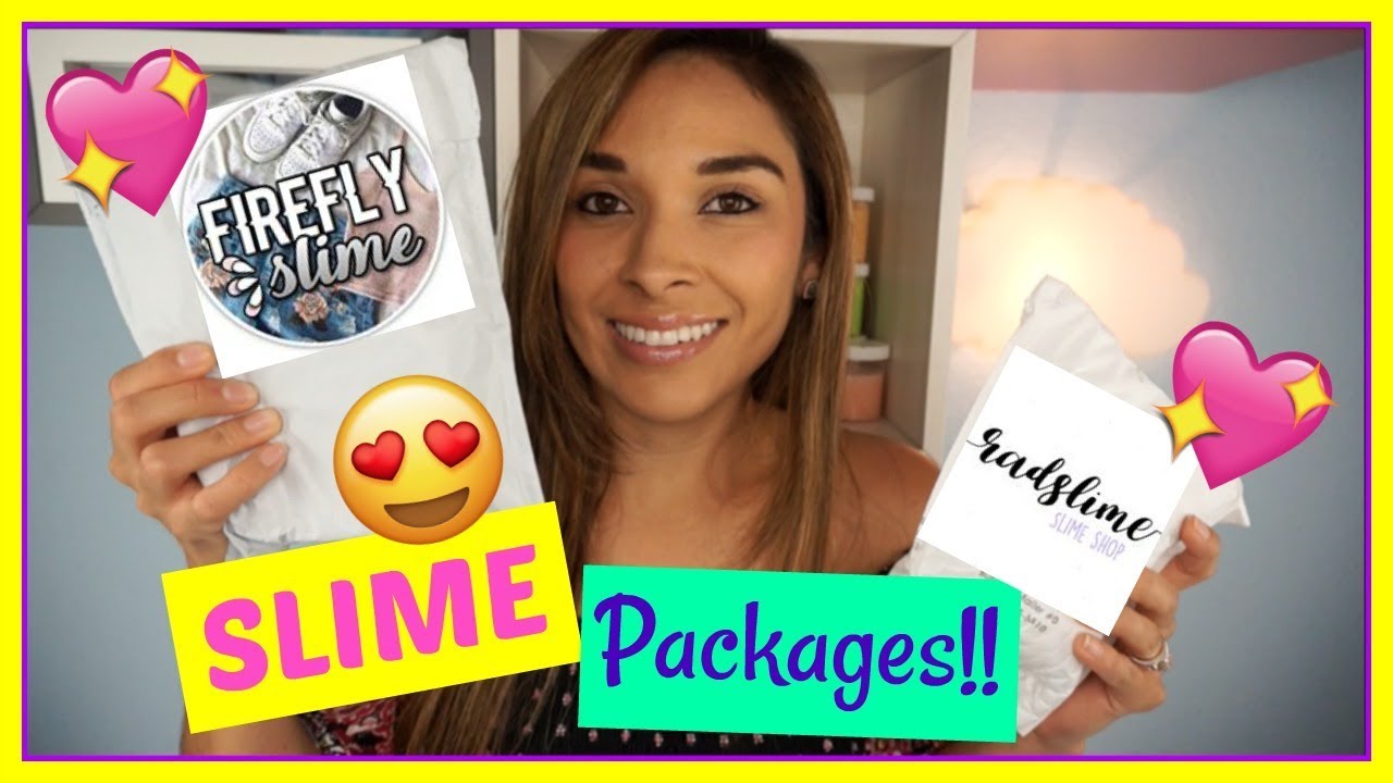 SLIME PACKAGE OPENING from FAMOUS INSTAGRAM SLIME SHOPS RAD SLIME ...