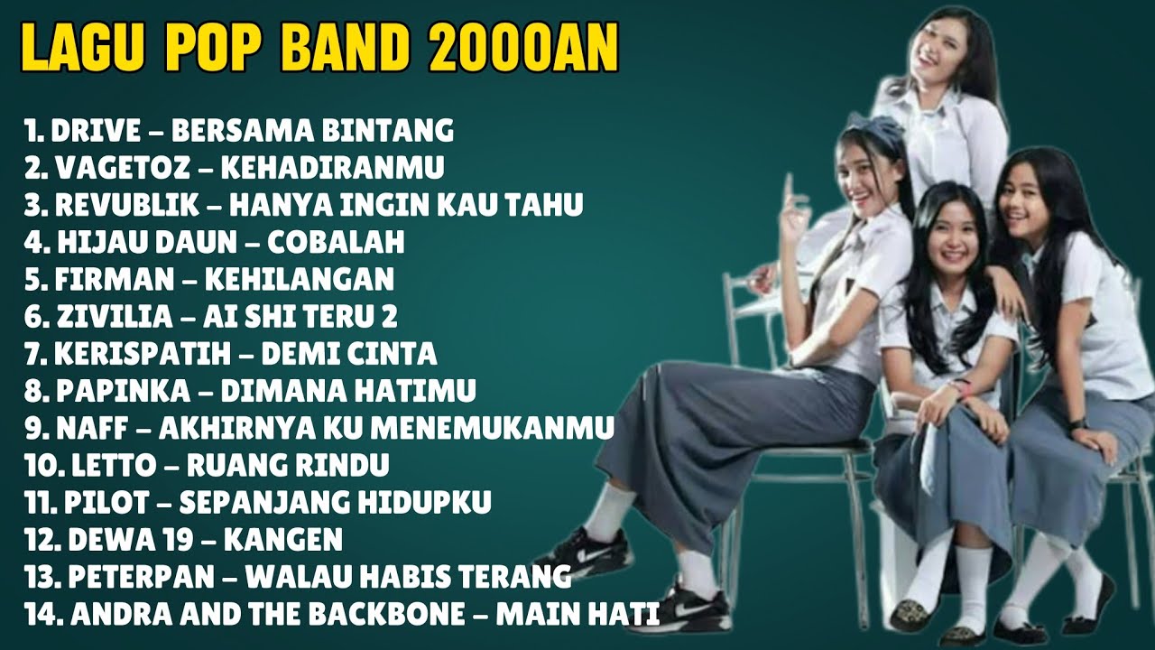 Lagu Pop Band Tahun 2000an Paling Populer || Tanpa Iklan - YouTube