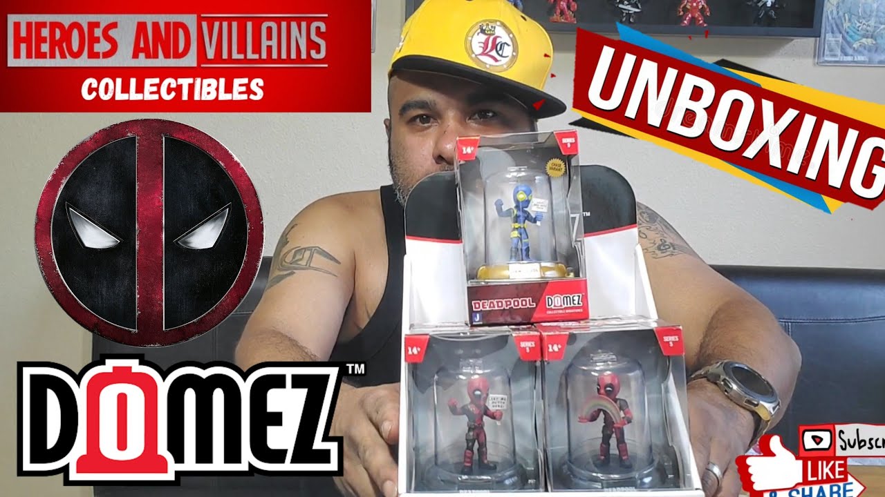 Unboxing Deadpool Domez ( Entire Set ) - YouTube
