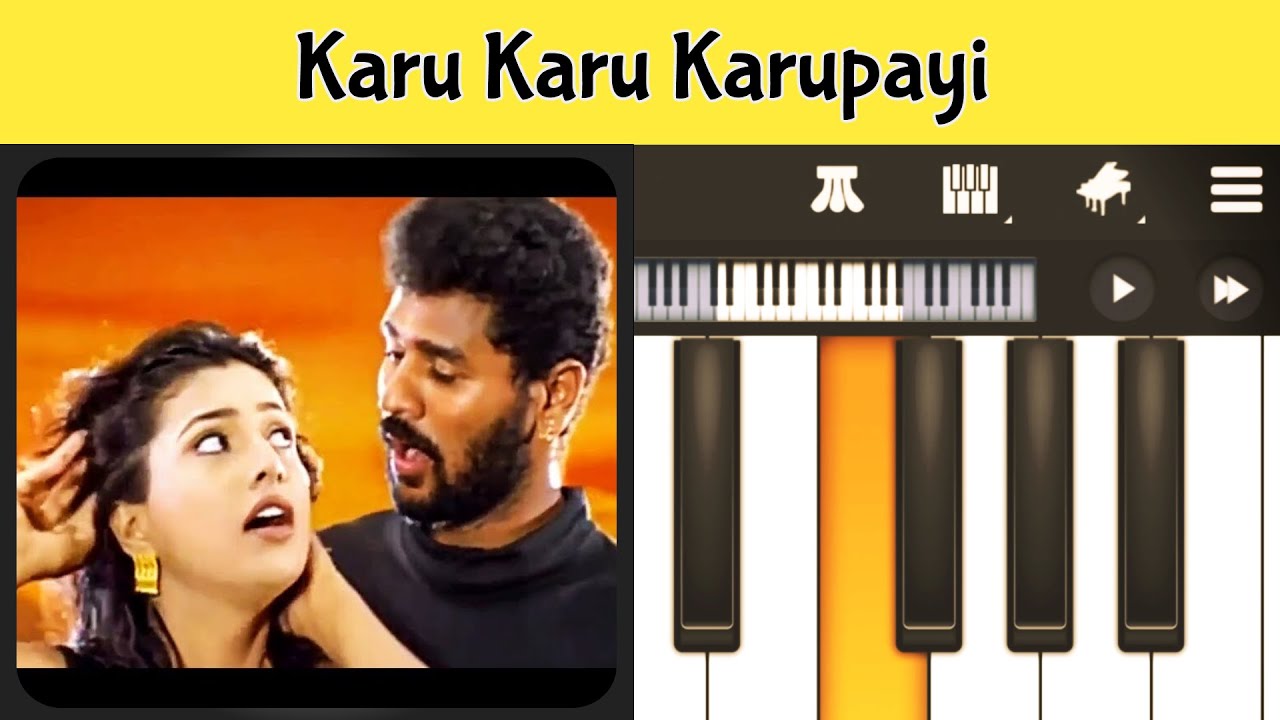Karu Karu Karupayi | Leo Playlist | Beginner Piano Tutorial - YouTube