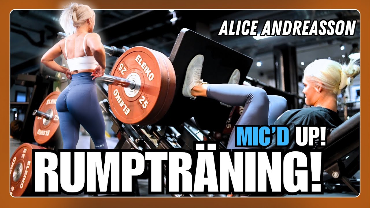 MIC'D UP RUMPPASS MED ALICE ANDREASSON! - YouTube