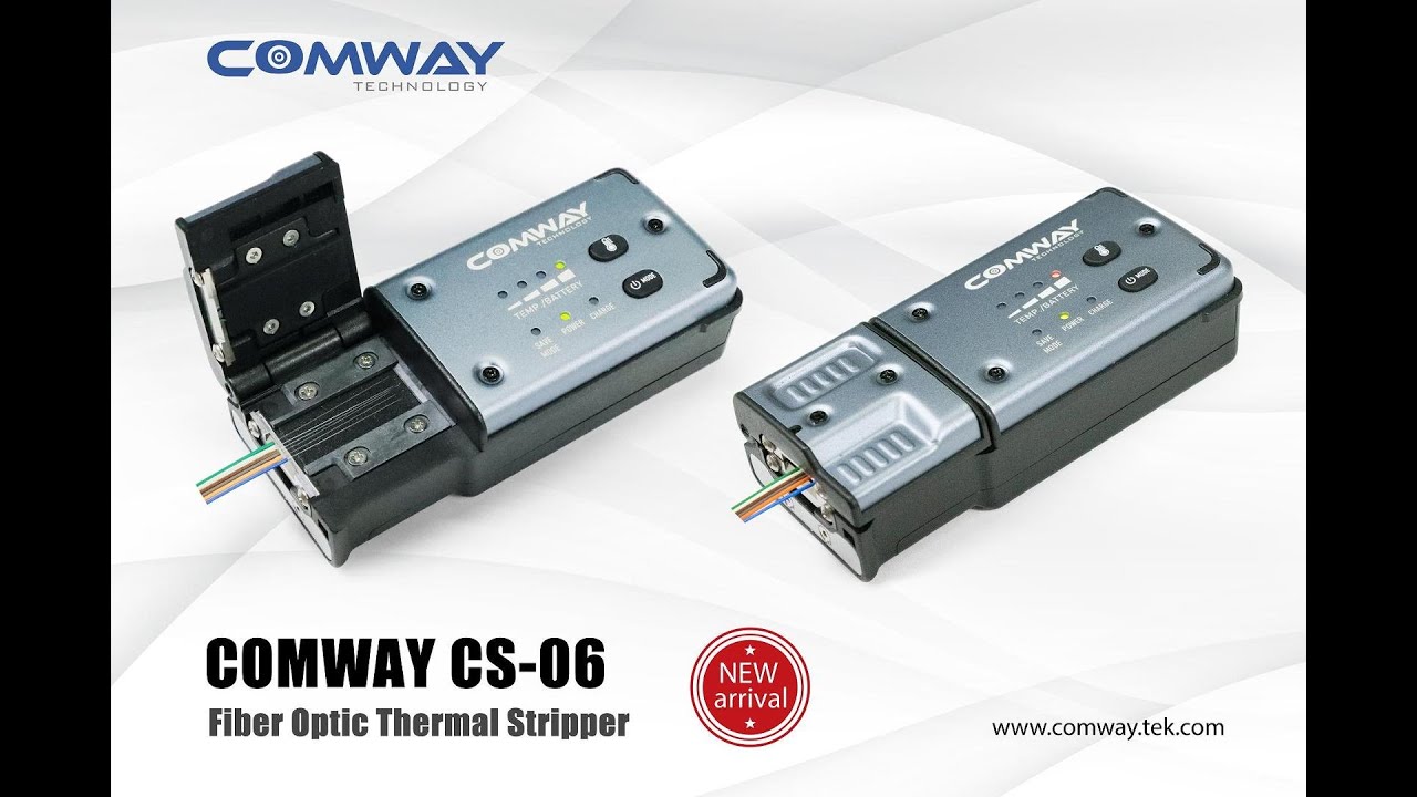 COMWAY CS-06 Fiber Thermal Stripper new arrival1 - YouTube