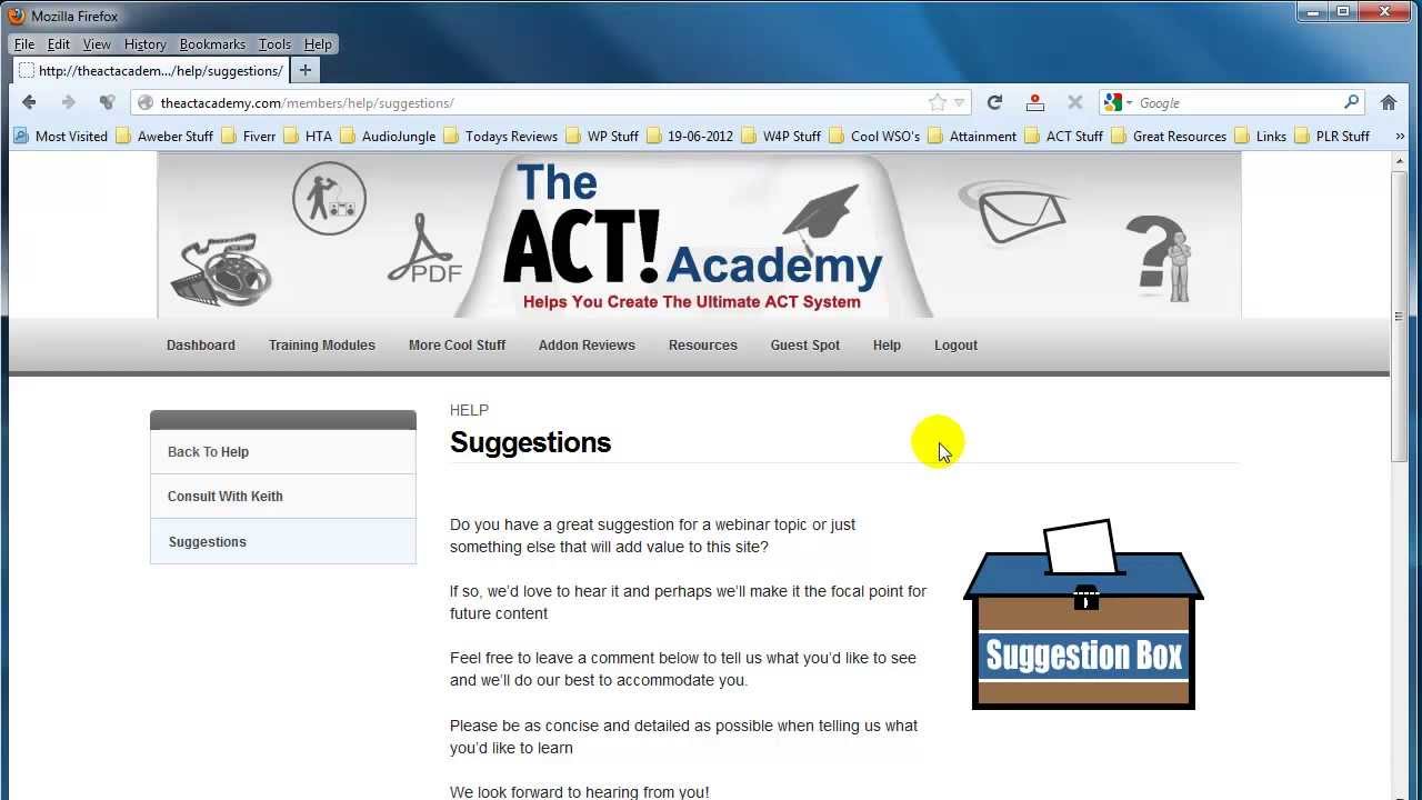 ACT Pro and ACT Premium - Top Class Video Training and Help - YouTube