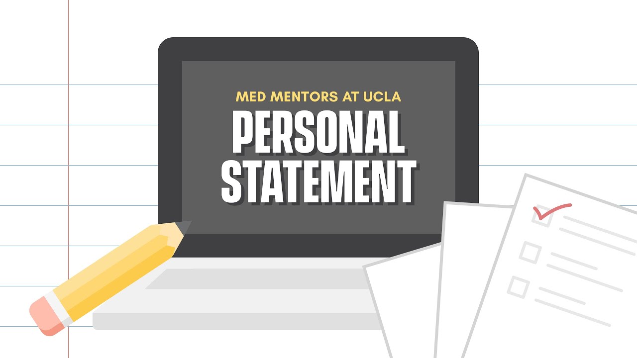 Personal Statement Workshop | Med Mentors at UCLA - YouTube