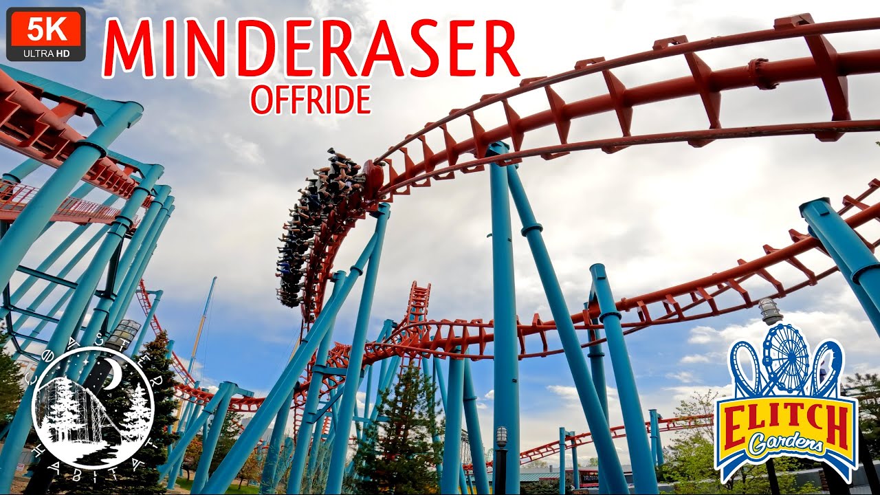 Mind Eraser Off Ride B Roll Footage 5K 60FPS | Vekoma SLC Elitch ...