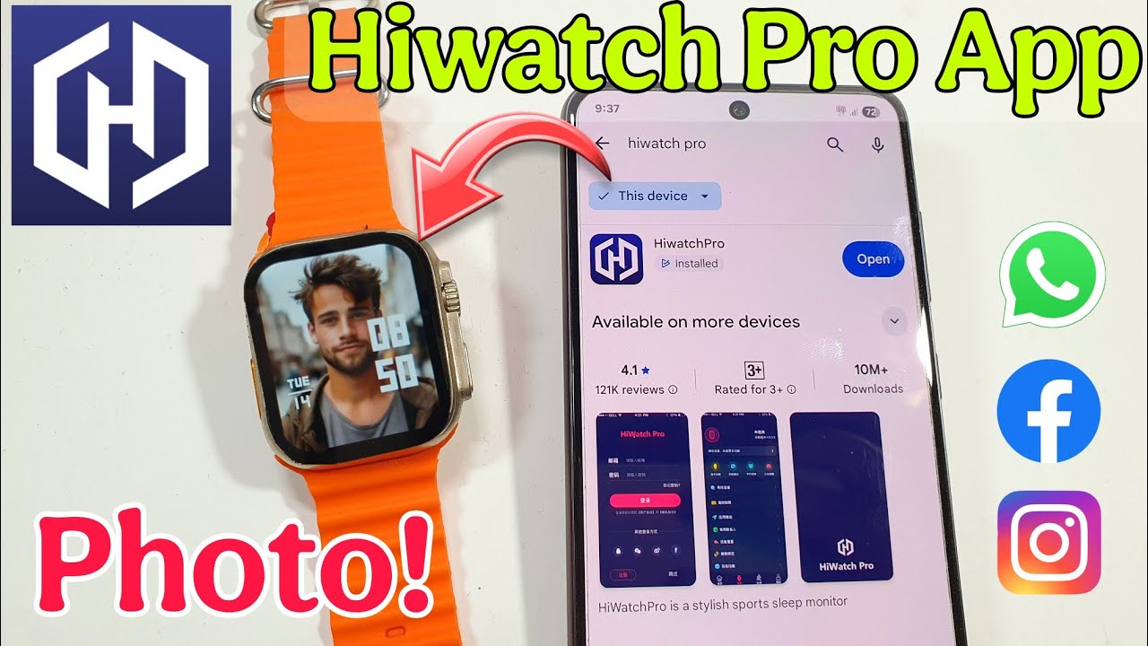 Hiwatch Pro Connect To Phone | Hiwatch Pro App Ko Use Kaise Kare ...