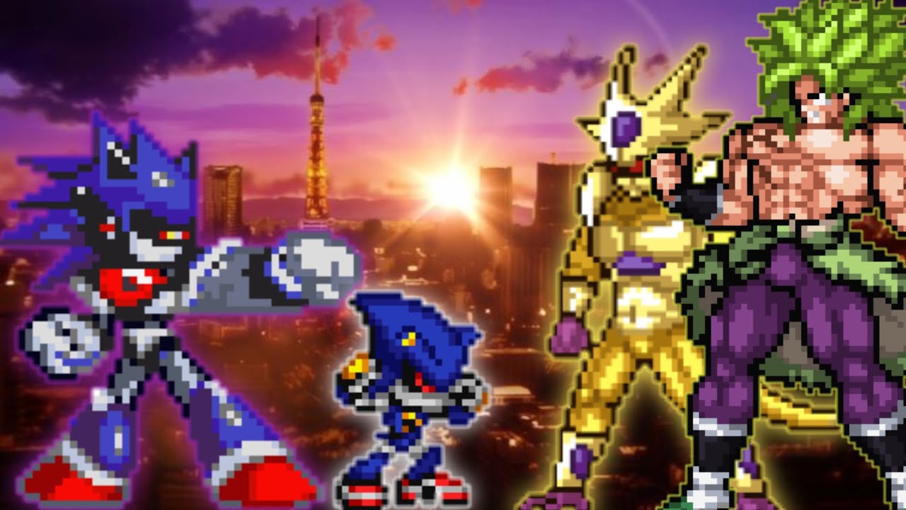 Mecha Sinic OP & Metallix VS Broly DBS OP & Cooler in Jump Force Mugen ...