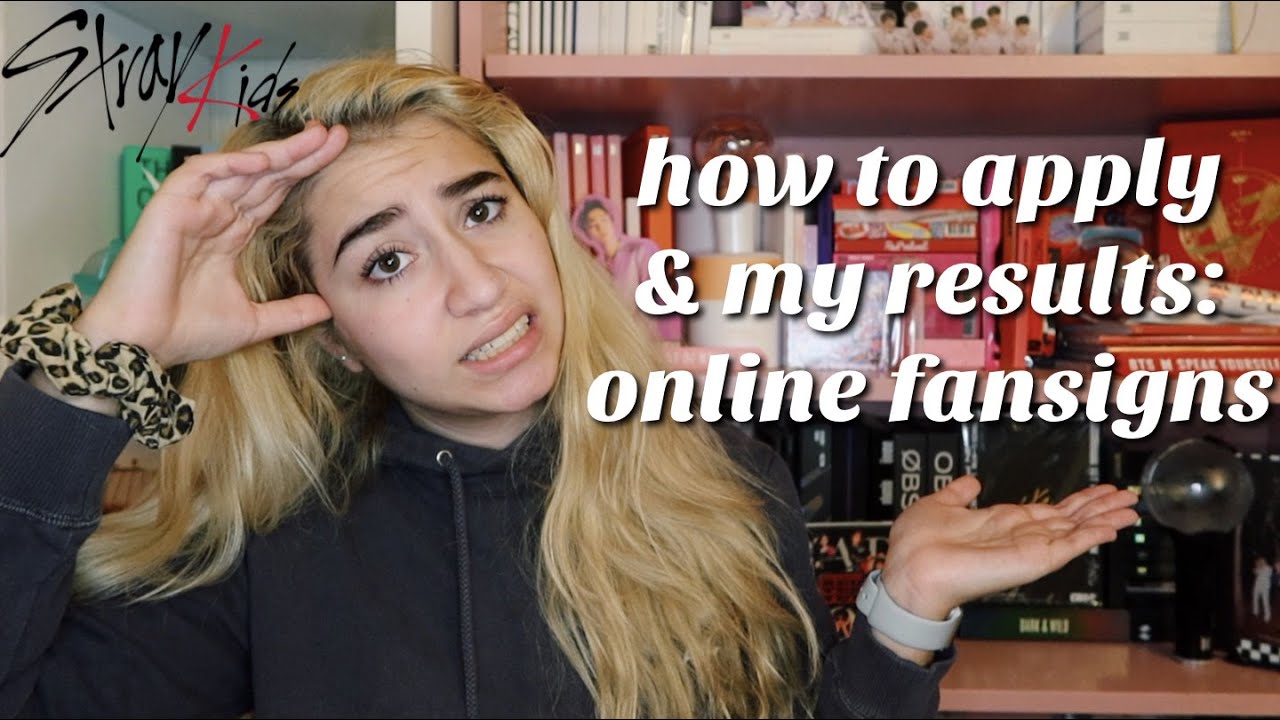 how to apply to a kpop online fansign & MY FANSIGN RESULTS 🤭 - YouTube