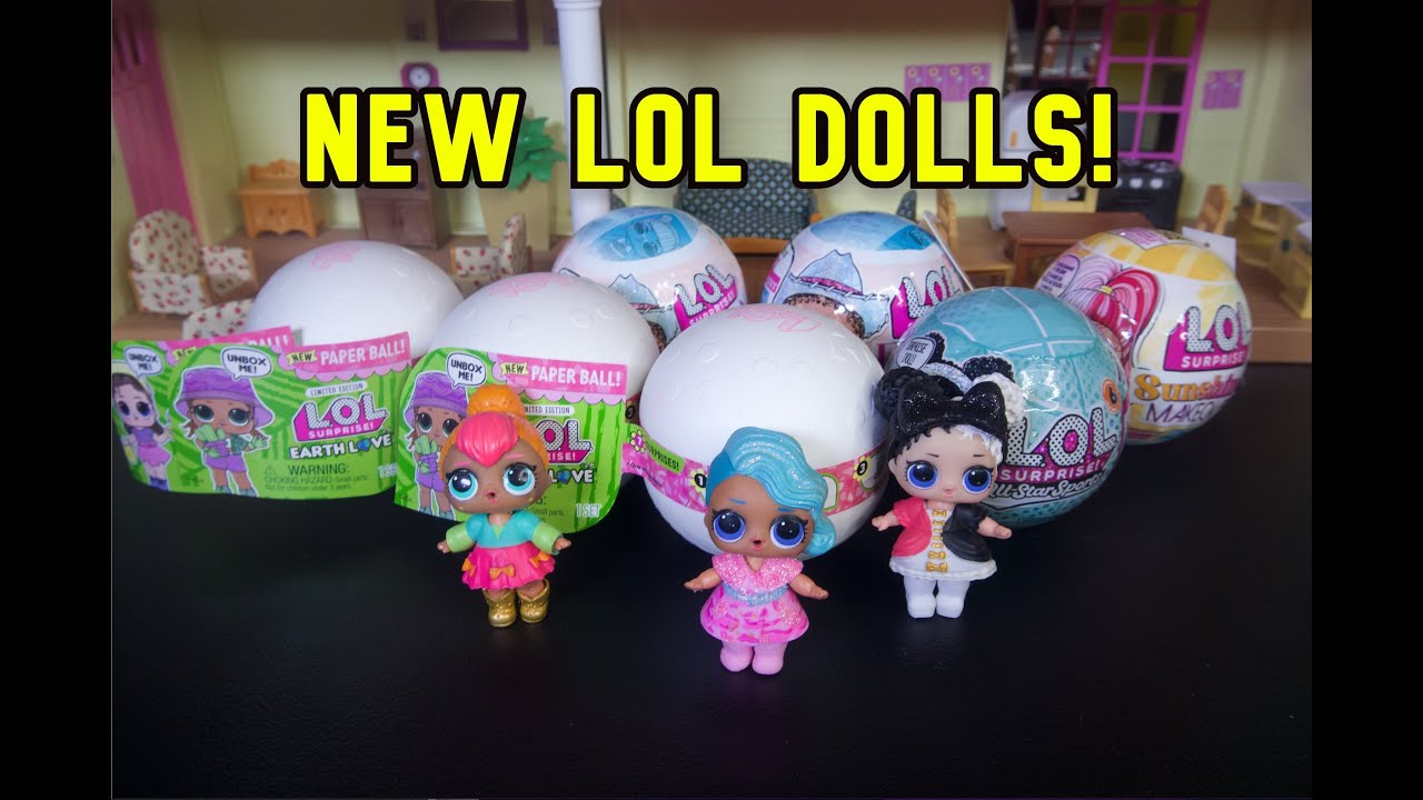 LOL SURPRISE DOLLS Unboxing Haul New Lol Surprise Dolls! - YouTube