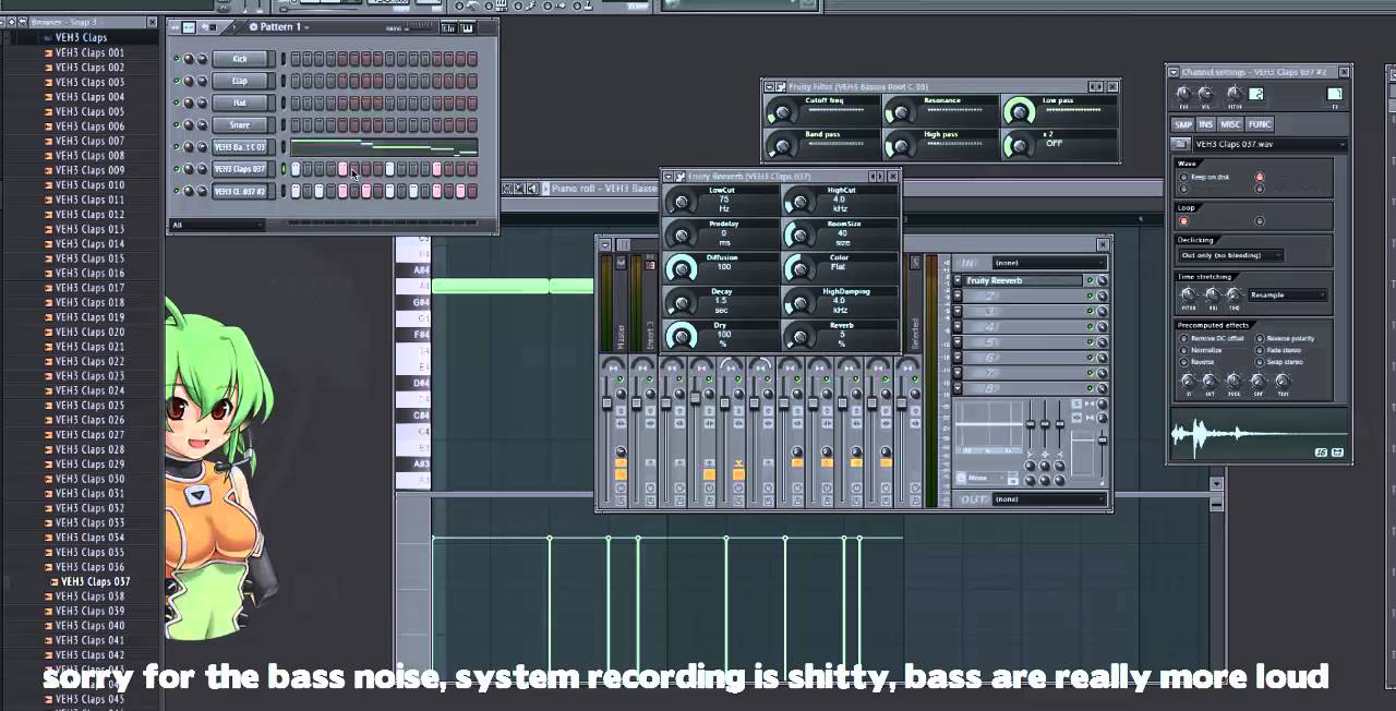 fl studio - hip hop bass, Right & left tic tac sound - YouTube