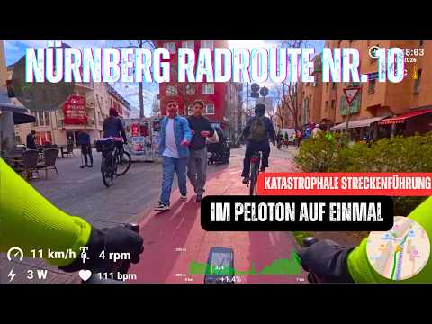🚴‍♂️ Nürnbergs Radrouten im Test – Route Nr. 10 | Hauptbahnhof → Gebersdorf (Hainberg)