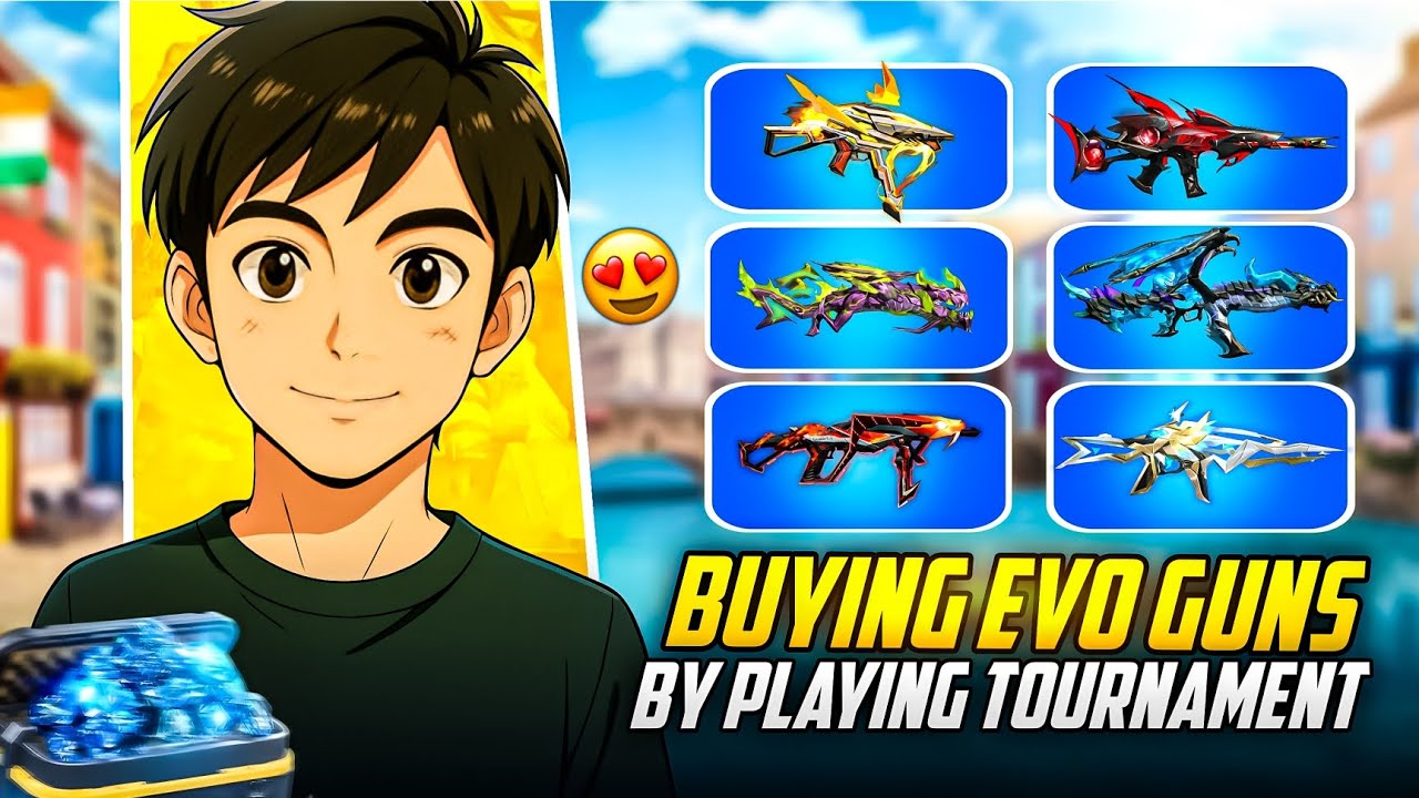 Buying Evo Guns 🔫 by Playing Tournament 🤯 | skill ON BEST Earning WP ...