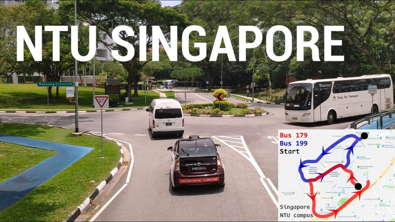Singapore drive - NTU campus - YouTube