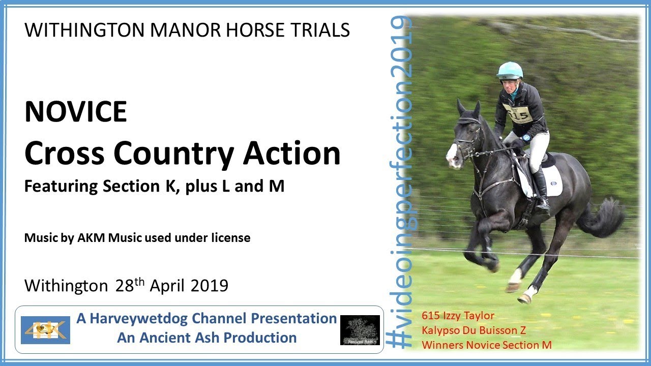 Withington Manor Horse Trials 2019: Novice Cross Country - YouTube
