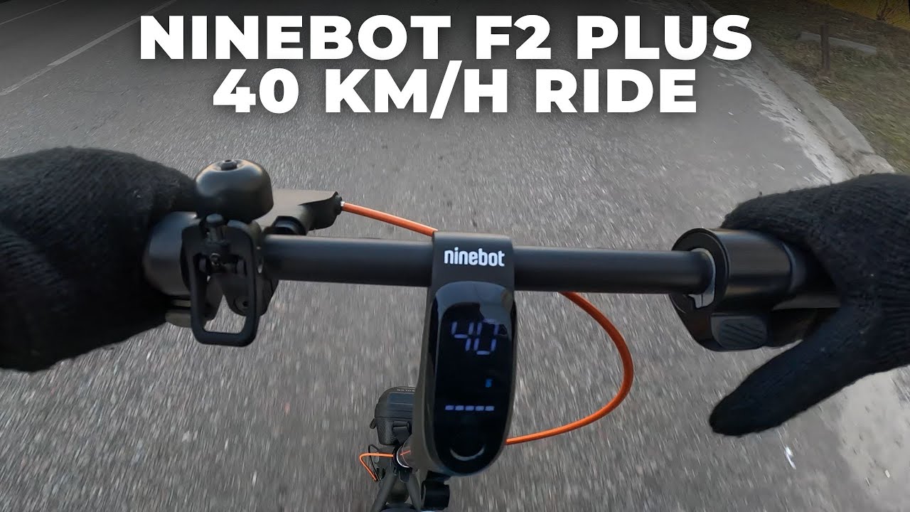 Segway Ninebot F2 Plus Ride with 40 KM/H | Sunny Day Ride 2025 - YouTube