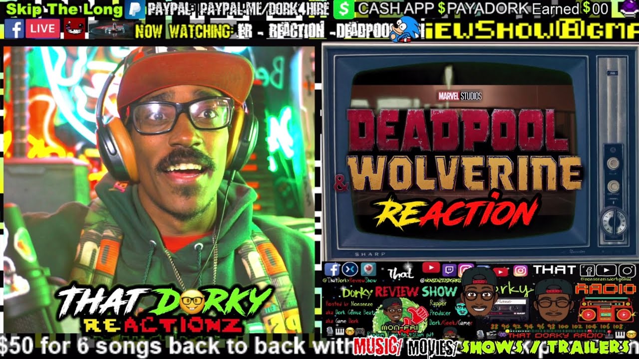 That Dorky Reacts To Deadpool And Wolverine Trailer #1stTime #reaction ...