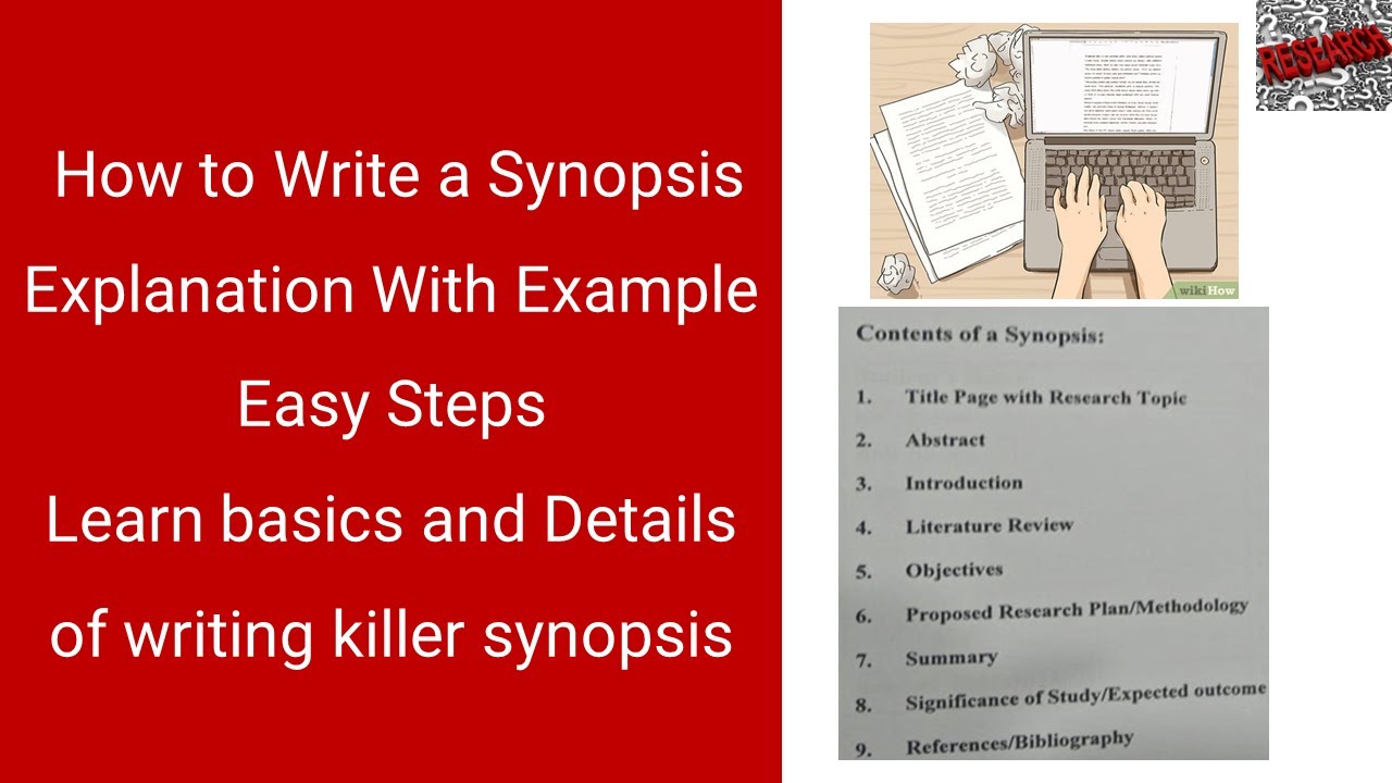 How to write Research Synopsis | Synopsis Writing From ScratchTo Killer ...