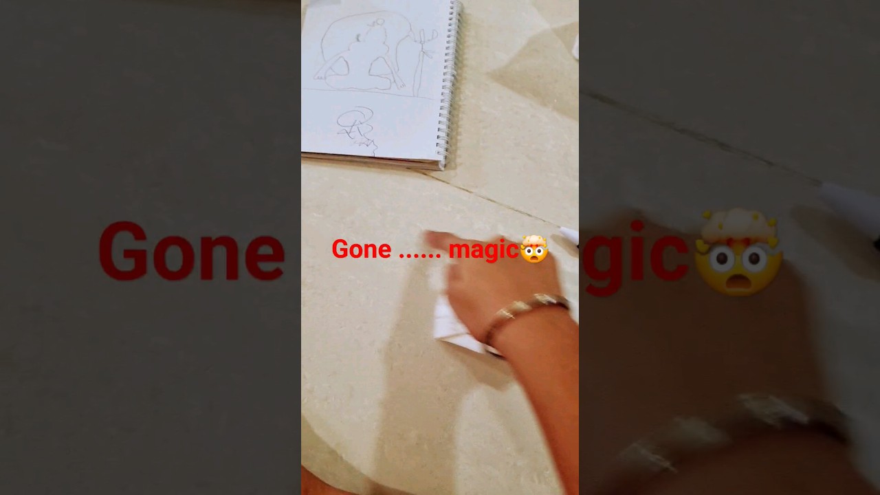 magic trick u can use if u make a Mistake with a drawing on the floor u ...