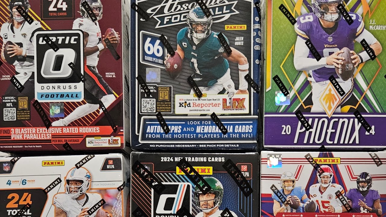 TBB CREW ELITE & PLUS - 2024 PANINI FOOTBALL RANDOM TEAM BLASTER BOX ...