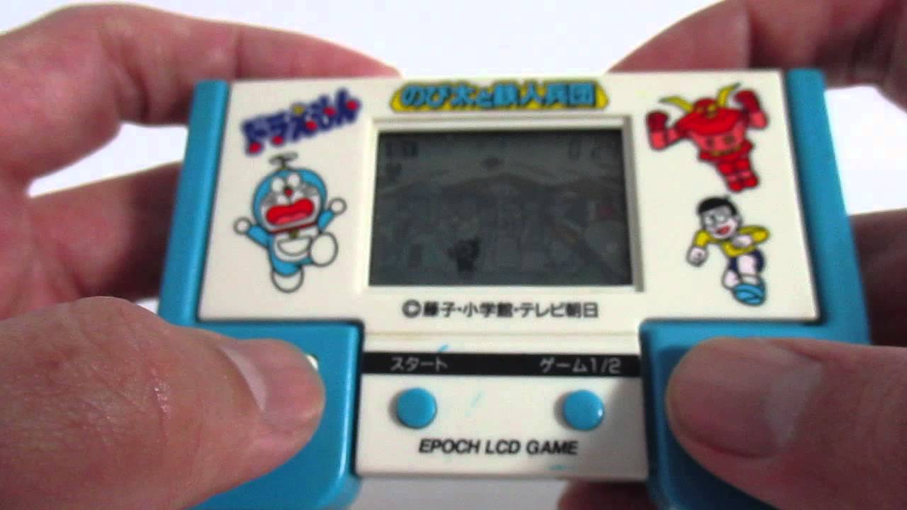 16676 Epoch LCD Game Doraemon "Nobita and the Steel Troops" - YouTube