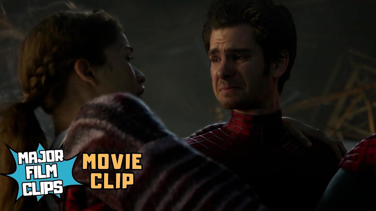 Andrew Garfield (Peter 3) Saves MJ - Spider-Man No Way Home (2021) IMAX ...