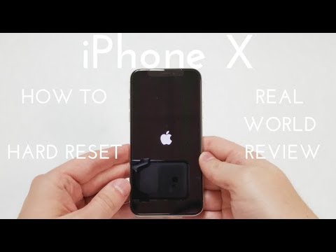 How to Restart or Hard Reset Your iPhone X if it is Stuck - YouTube