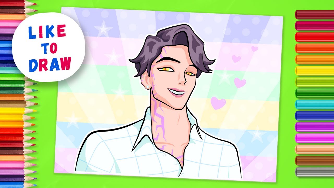 How to Draw JINU step by step | Saja Boys Leader from KPop Demon ...