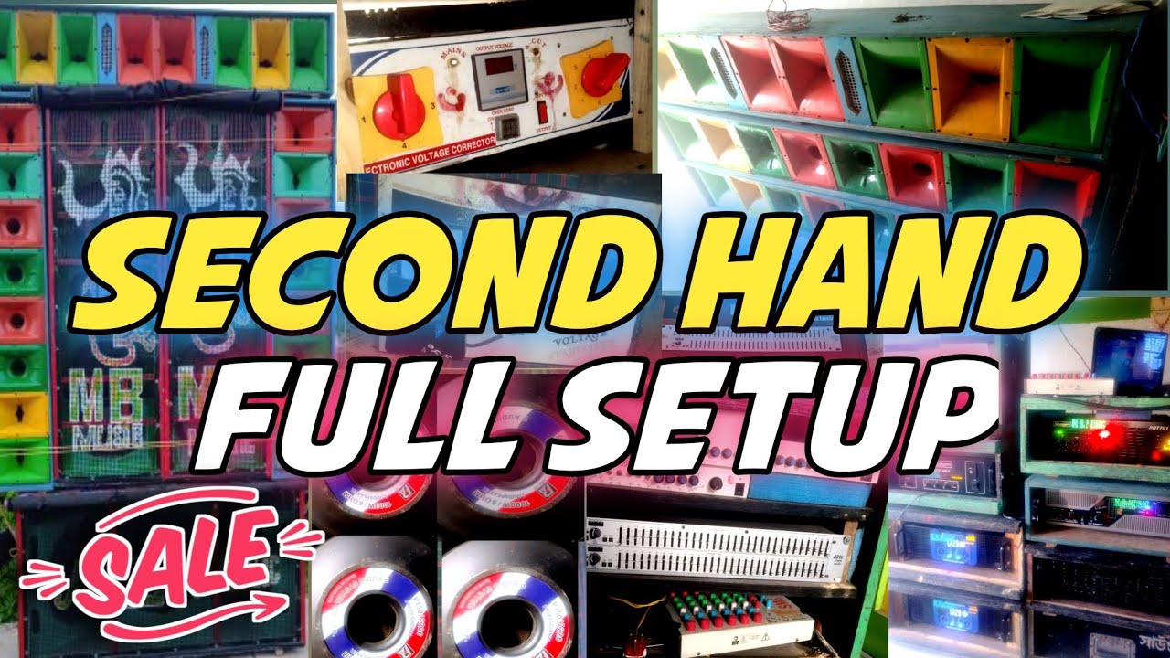 second hand sound system | second hand dj setup | amplifier price ...