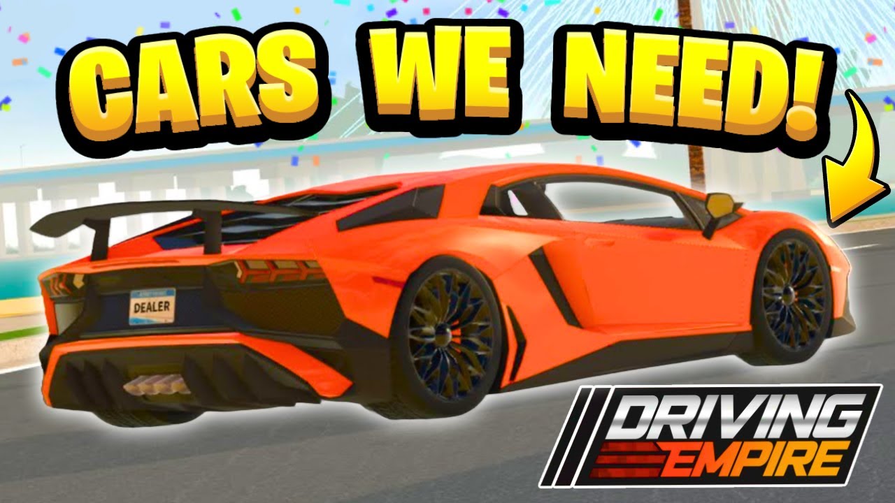10 Licensed Cars We NEED In Driving Empire! - YouTube